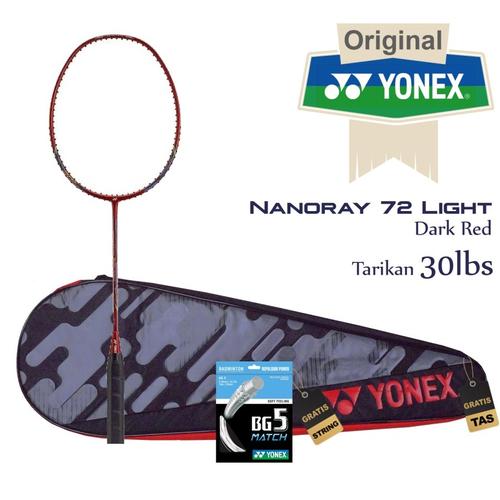 Promo New Full Set Raket Badminton Yonex Nanoray 72 Light ( 5U G5 ...