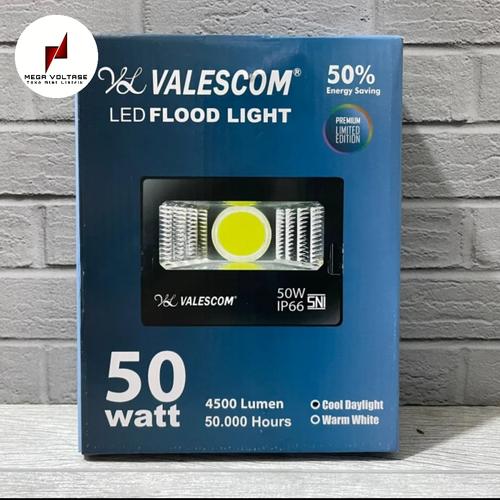 Jual Lampu sorot LED lampu tembak flood light COB 50watt Valescom super bright - Putih - Kota ...
