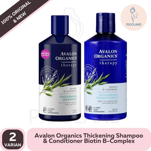 Jual Avalon Organics Thickening Shampoo Biotin B-Complex Therapy 14 fl oz - AVALON CONDI ...