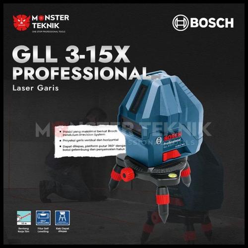 Jual Alat Ukur Industri Bosch Gll 3-15 X Alat Laser Garis Level ...