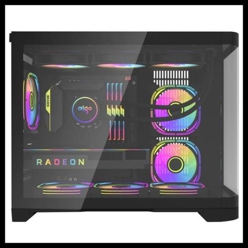 Jual SALE PROMO CASING PC DARKFLASH AIGO ARC1 M-ATX CURVE CASE - BLACK ...