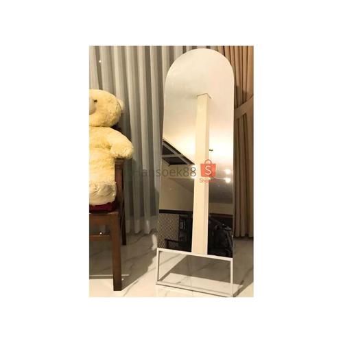 Jual STANDING MIRROR FULL BODY OVAL SETENGAH LINGKARAN DENGAN KAKI ...