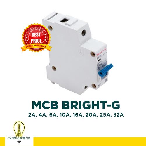 Jual MCB Bright G 1P SNI Original 2A, 4A, 6A, 10A, 16A, 20A, 25A, 32A ...