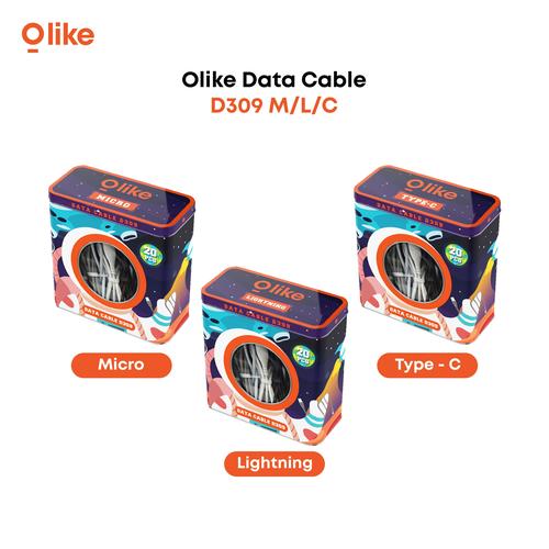 Promo OLIKE KABEL DATA D309 MICRO/TYPE-C/LIGHTNING (1 TOPLES ISI 20 PCS ...