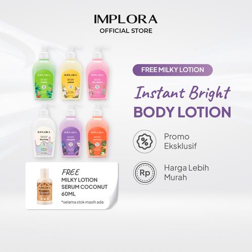 Promo [Free Milky Lotion] Implora Instant Bright Body Lotion - Breeze ...