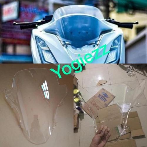Jual Windshield all new pcx 160 visor pcx 2021 flyscreen front shield ...