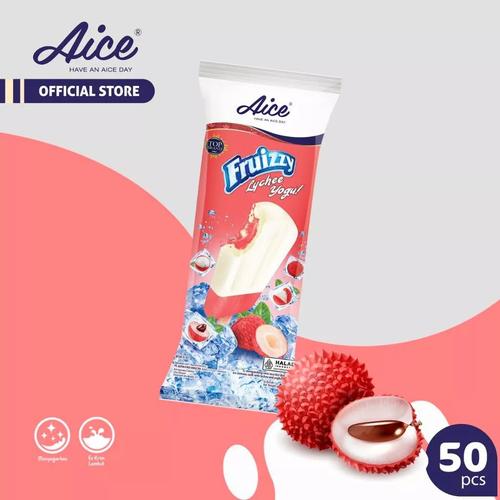 Promo Aice Ice Cream Fruizzy Lychee Yogu (1 Karton = isi 50pcs) Es Krim ...