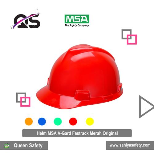 Jual Helm MSA Fastrack Original USA Merah - MSA Helm Safety Proyek ...