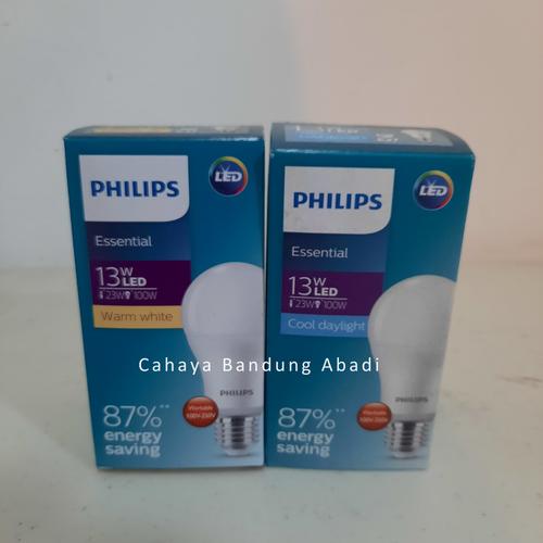 Jual Lampu Philips Essential LED Bulb 13W E27 6500K Putih Cool Daylight ...