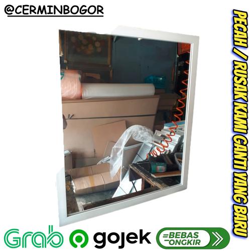 Promo Kaca Cermin Dinding / Tembok Minimalis Ukuran 65x95Cm Full ...