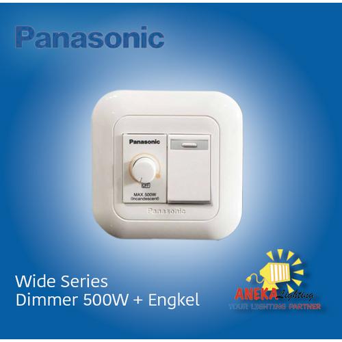 Jual Panasonic Wide Series Dimmer 500W + Saklar Engkel - Kota Bandung ...