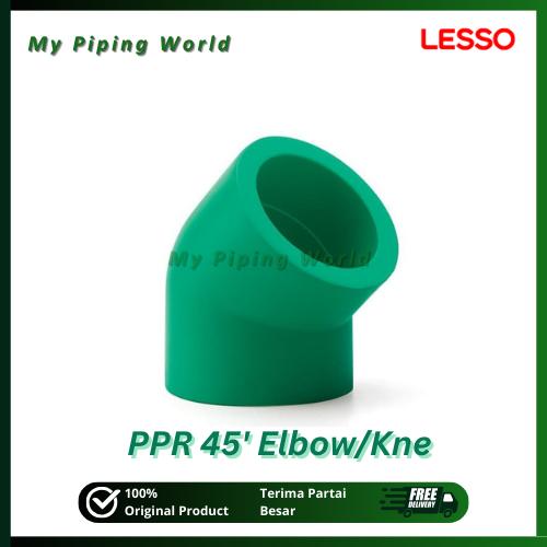 Jual Elbow 45 PPR Lesso / Knee PPR Lesso Fitting PPR - 6" - Jakarta ...