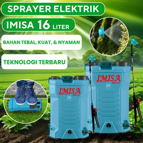 Promo POMPA SPRAYER IMISA ELEKTRIK 16 LITER SNI SEMPROTAN HAMA SPRAYER DISINFEKTAN HAMA BISA ...