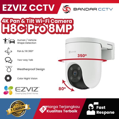 Jual EZVIZ H8c Pro 4K Pan & Tilt Wi-Fi Camera 8MP - CAMERA SAJA - Kota ...