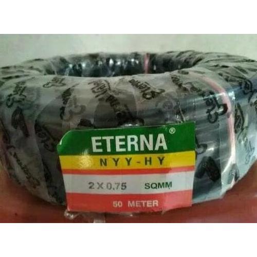 Jual kabel listrik serabut hitam Eterna NYYHYO 2x0.75/roll/50meter - Jakarta Timur - Studio ...
