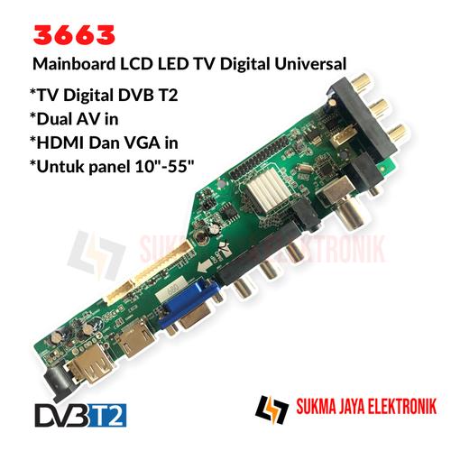 Jual LCD/LED TV Universal Controller Board - Mainboard Saja - Kota ...