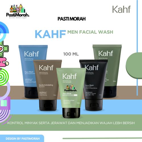 Promo Kahf Men Facial Wash Sabun Cuci Muka 100 ML Hijau Biru Coklat ...