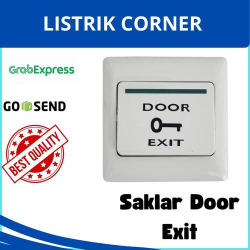 Jual Exit Button Input Access Door Pembuka Pintu Saklar Tombol Push 2 ...