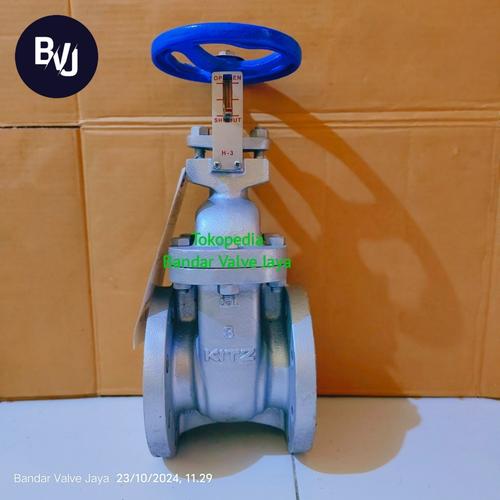 Jual Gate valve kitz 3 inch fchi cast iron jis 10k original 100% - Jakarta Utara - Bandar Valve ...