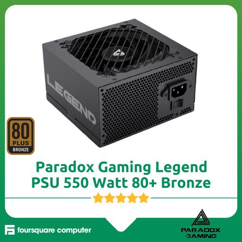 Jual Paradox Gaming Legend PSU 550 Watt 80 Plus Bronze | PSU 550W ...