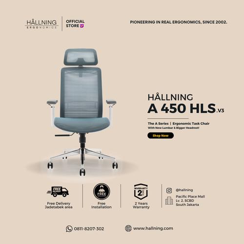 Promo HALLNING | A450 HLS Ergonomic Task Chair (Office / Gaming chair ...