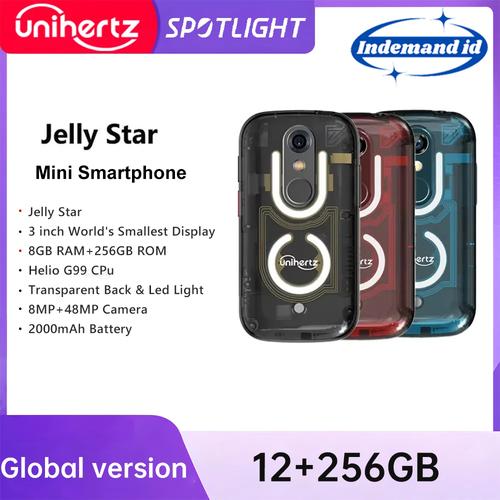 Jual Unihertz Jelly Star Smartphone Mini Android 13 8GB 256GB Lampu Led - Hitam - Jakarta ...