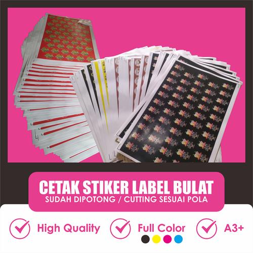 Jual cetak Stiker custom bebas Desain | Stiker kemasan | stiker makanan ...