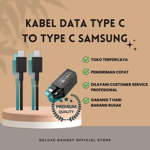 Jual Kabel Data Type C to Type C Fast Charging Samsung Note 10 Note 20 ...