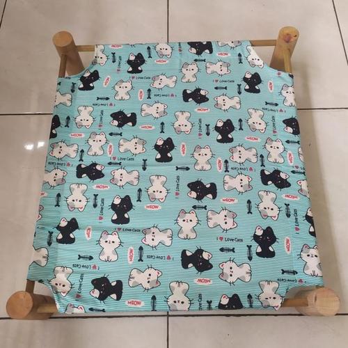 Jual Kasur Tempat tidur kucing hewan peliharaan Bahan jati belanda ...