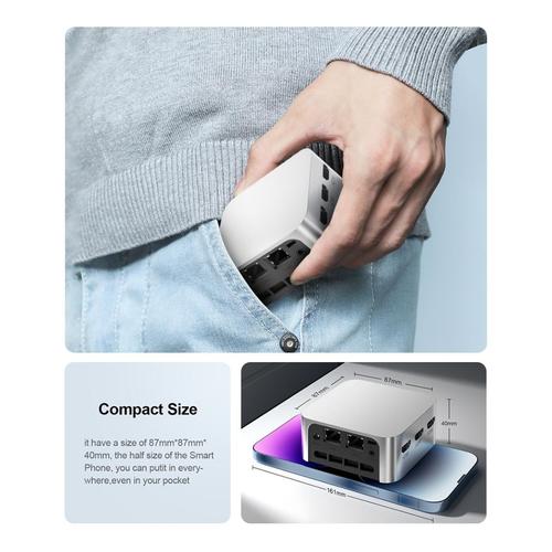 Jual Mini Pc T8 Plus Intel N100 Gen12 Alderlake Ddr5 Ssd Dual Lan ...