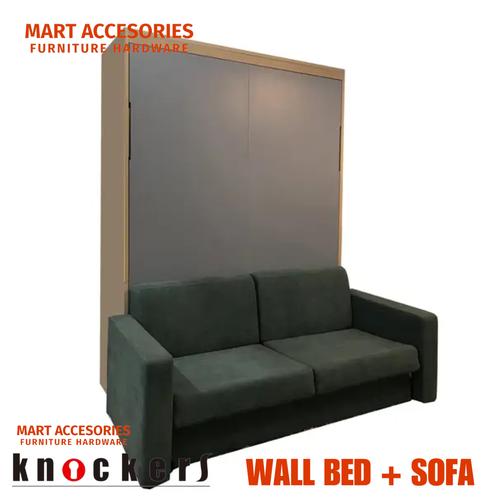 Jual WALLBED SOFA Hidden ranjang lipat HIDROLIK - 120X200+sofa - Kab ...