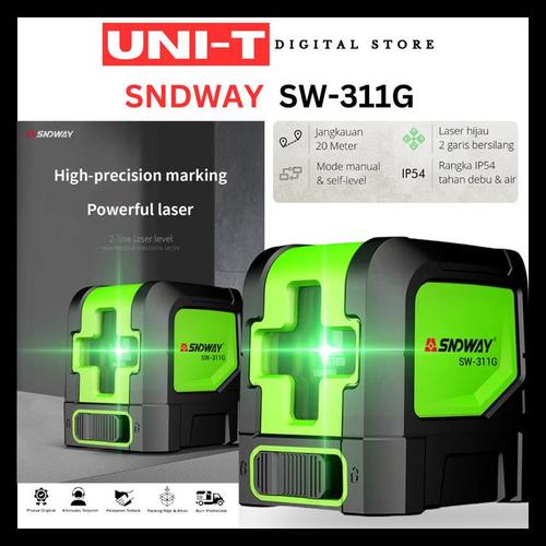 Jual Alat Ukur Industri Sndway Sw311G - Sndway Cross Laser 2 Lines Self ...