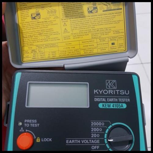 Jual Alat Ukur Industri Digital Earth Tester Megger Grounding 4105 A ...