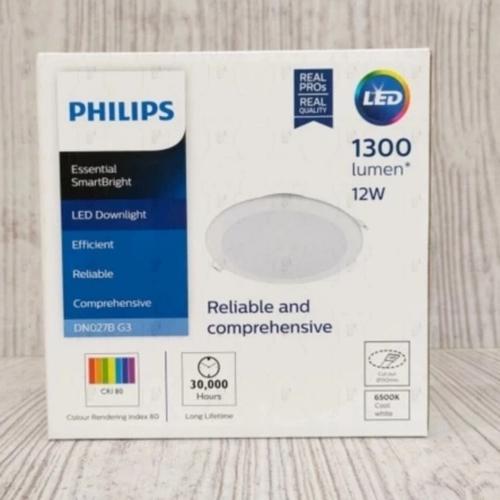 Promo Philips Downlight Led Essential Smartbright Cahaya Putih 12W ...