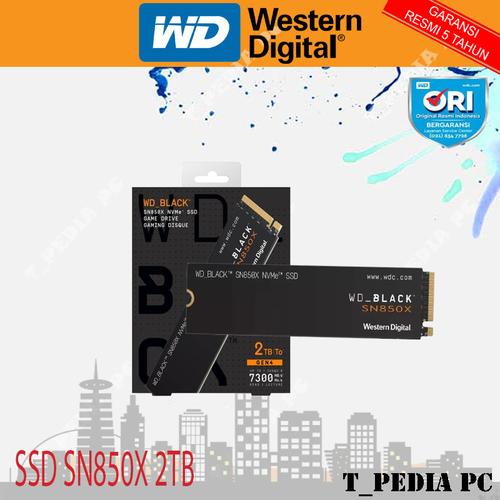 Promo WD Black SSD SN850X M.2 Pcie Gen4 Nvme 2280 2TB - WD Black M2 2 ...