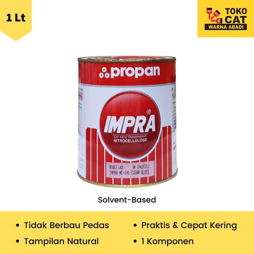 Jual CAT PROPAN IMPRA MELAMINE CLEAR NC - 141 1 LITER - SEMI GLOSS ...
