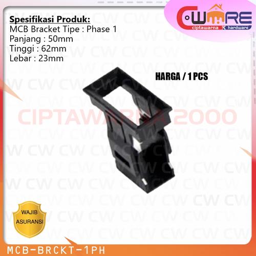 Jual Bracket MCB Panel Mounting MCB Bracket 1 Phase 3 Phase Pemasangan ...