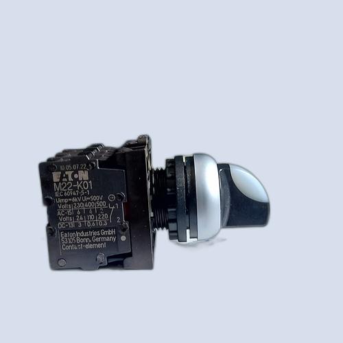 Jual Illuminated selector switch M22-WRLK-W-K11-LEDW EATON MOELLER ...