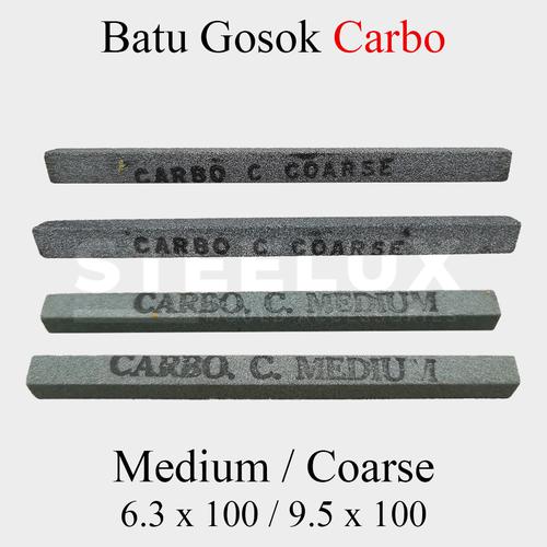 Promo Oil Stone Carbo 6.3 / 9.5 x 100 mm Segitiga / Kotak Grit Medium ...