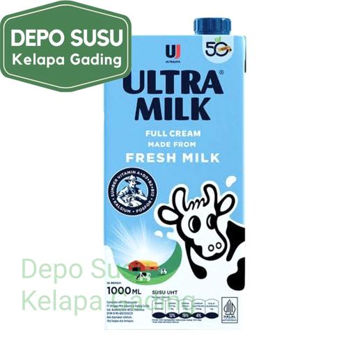 Jual Susu Ultra Milk 1L Full Cream / Chocolate / Low Fat | Fullcream UHT Rasa Coklat Rendah ...