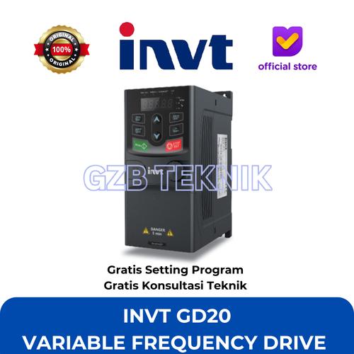 Jual Inverter INVT 1.5KW 220V 1Phase 2HP VFD Variable Frequency Drive GD20 - Jakarta Barat - GZB ...