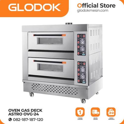 Jual BEST Oven Gas Deck Atau Oven Roti ASTRO 2 Deck 4 Tray OVG-24 ...