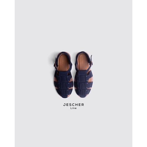 Promo JESCHER - EL TORO - Suede Navy | Fisherman Sandals | Pria ...