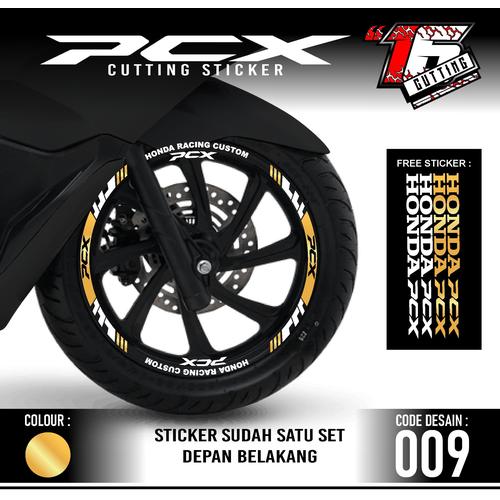 Jual Stiker velg pcx 150 / 160 lis velg pcx stiker velg motor pcx 150 / ...