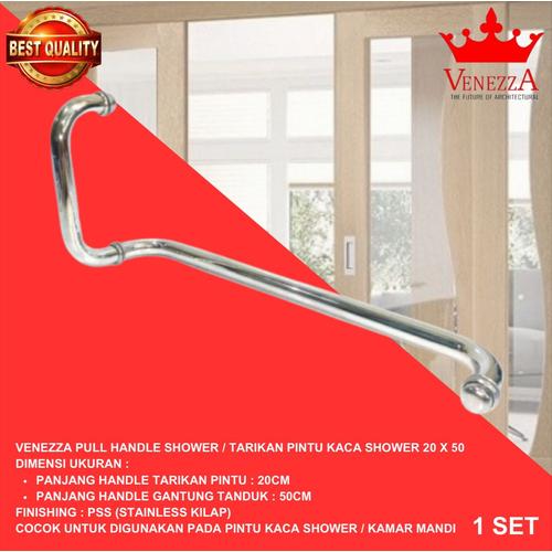 Jual Pull Handle Shower / Tarikan Pintu Kaca Shower Stainless VENEZZA ...