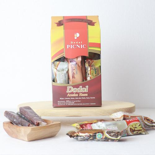 Jual Dodol Garut Picnic aneka rasa special gift kemasan hampers coklat cokelat kurma moka wijen ...