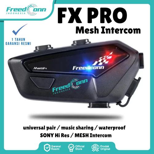 Jual MESH INTERCOM FREEDCONN FX PRO MESH HI RES BLUETOOTH HELM HEADSET ...