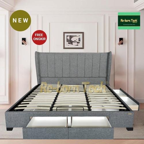 Promo Dipan divan laci 4 200x200 knockdown rakit tempat tidur premium ...