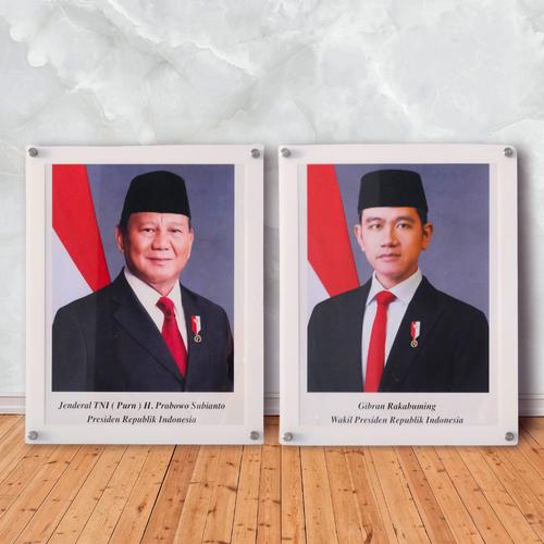 Jual Bingkai Foto Presiden Dan Wakil Presiden Prabowo Gibran Resmi ...