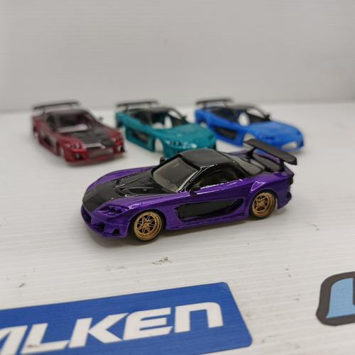 Jual Body Replacement Hotwheels Mazda RX7 Veilside Painted - Candy ...